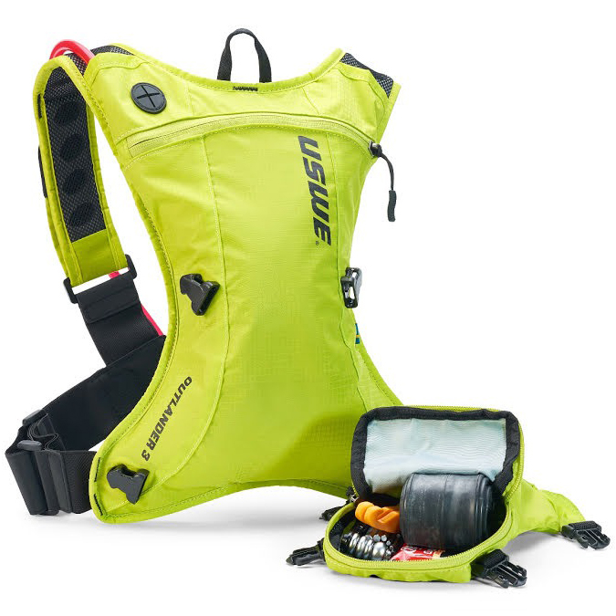 Batoh Uswe Enduro Outlander 3 yellow fluo | Ride4Stars