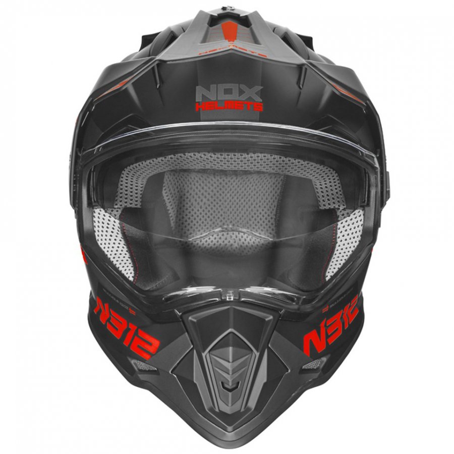 Helma Nox Cross N312 Extend black matte/red | Ride4Stars
