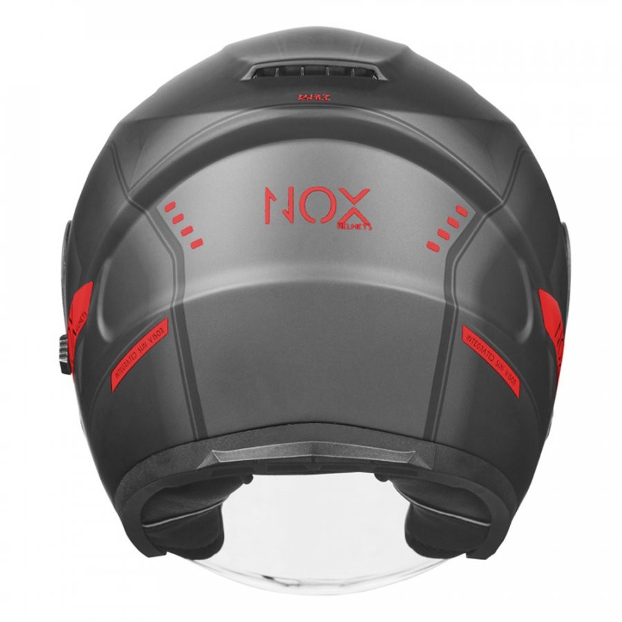 helma Nox N128 Krill black matte/red 2022 | Ride4Stars