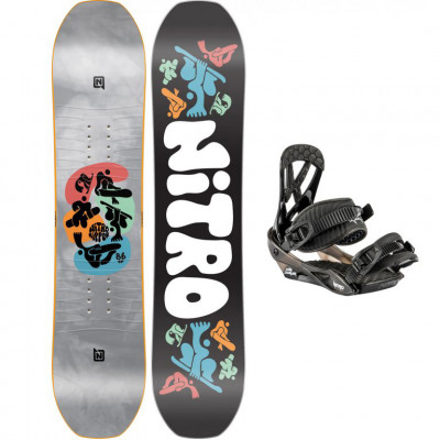 komplet snowboard Nitro Ripper kids + vázání Mini Charger | Ride4Stars